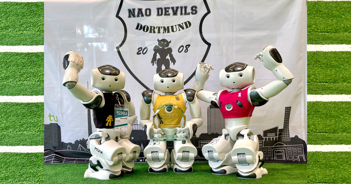 Team der Nao Devils der TU Dortmund belegt den 3. Platz - ETIT - TU Dortmund